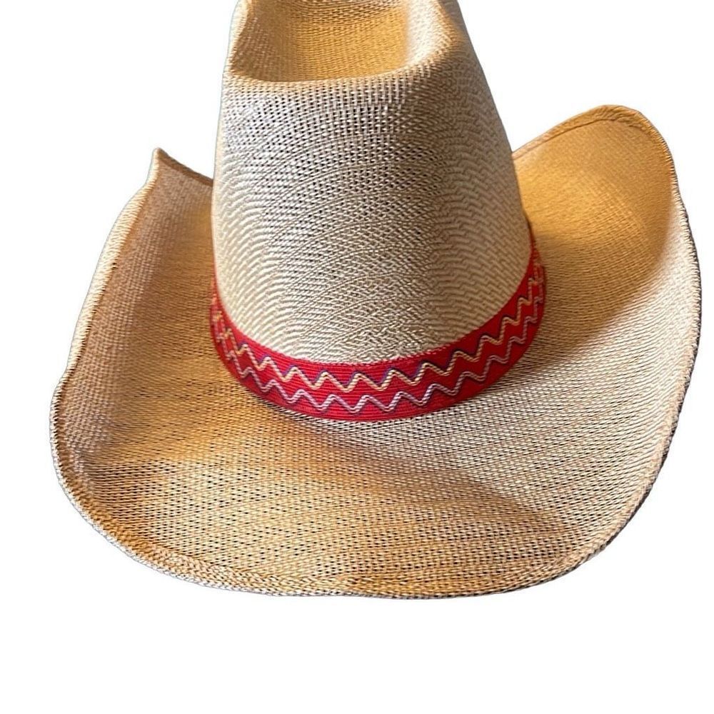 Laredo Men’s Straw Woven Cowboy Hat - Gem